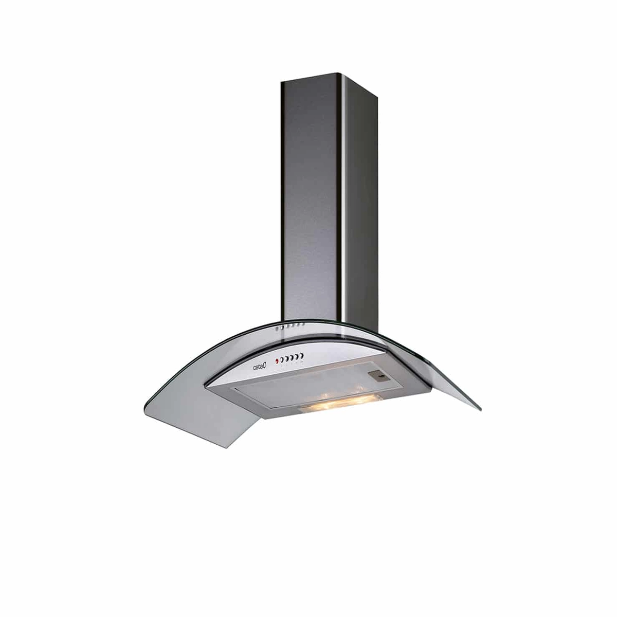 Shop Cata C Glass H 60cm Chimney at a Nearby Store - Stainless Steel ...