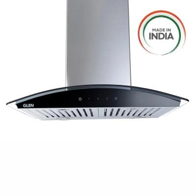 Glen Kitchen Glass Chimney 6071 Baffle Filter 1000 Suction Buy from Nearby Store