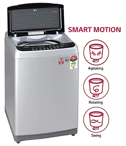 Buy LG 8.0 Kg Inverter Fully Automatic Top Loading Washing Machine T80SJSF1Z Middle Free Silver For Best Price from Nearest Store